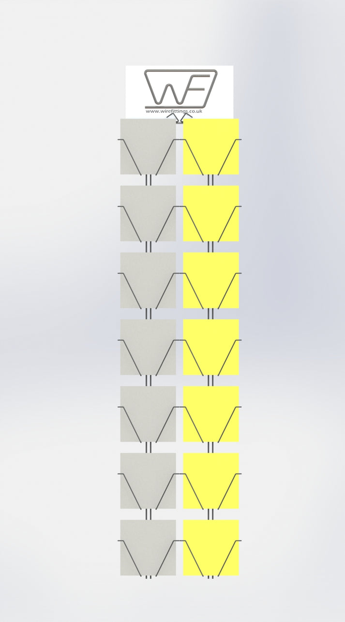 Buy Greeting Card wall rack - 14 pockets, square cards – Wire Fittings