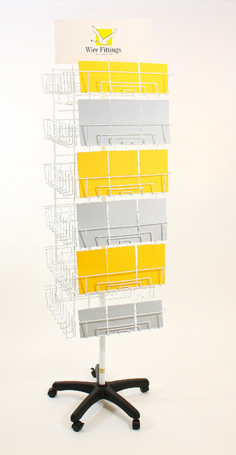 Greeting Card Floor Stand Display for Mixed Sized Cards-6ADFI – Wire ...