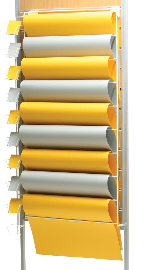 Buy Gift Wrap Wall Display Rack | 10 rungs Wall Rack – Wire Fittings